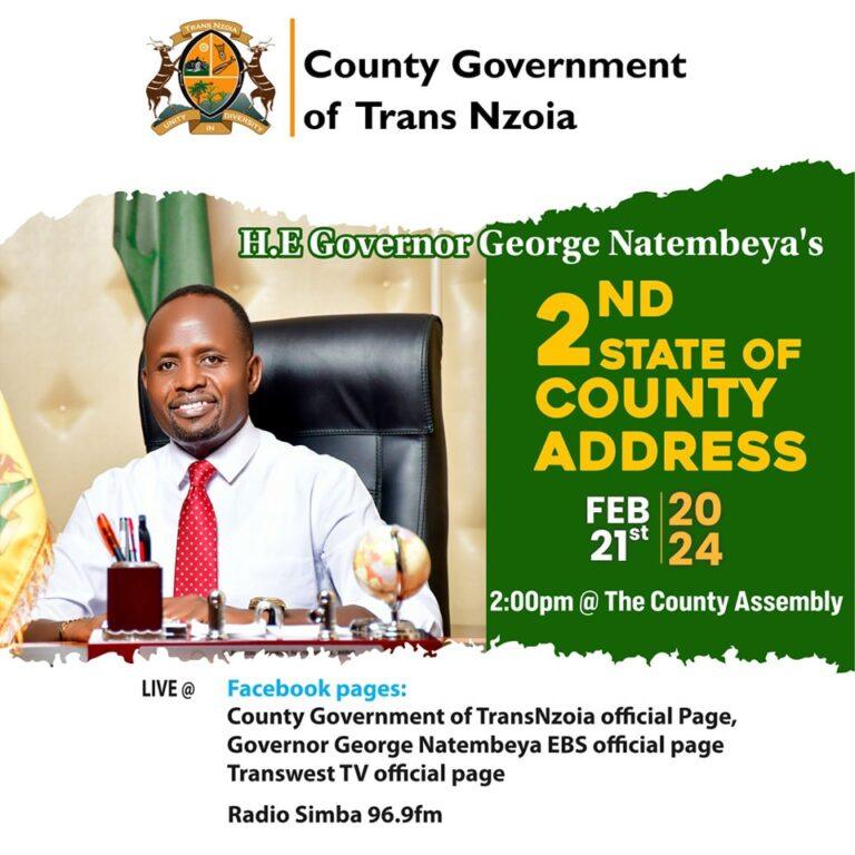 2nd State of County Address | Trans-Nzoia County
